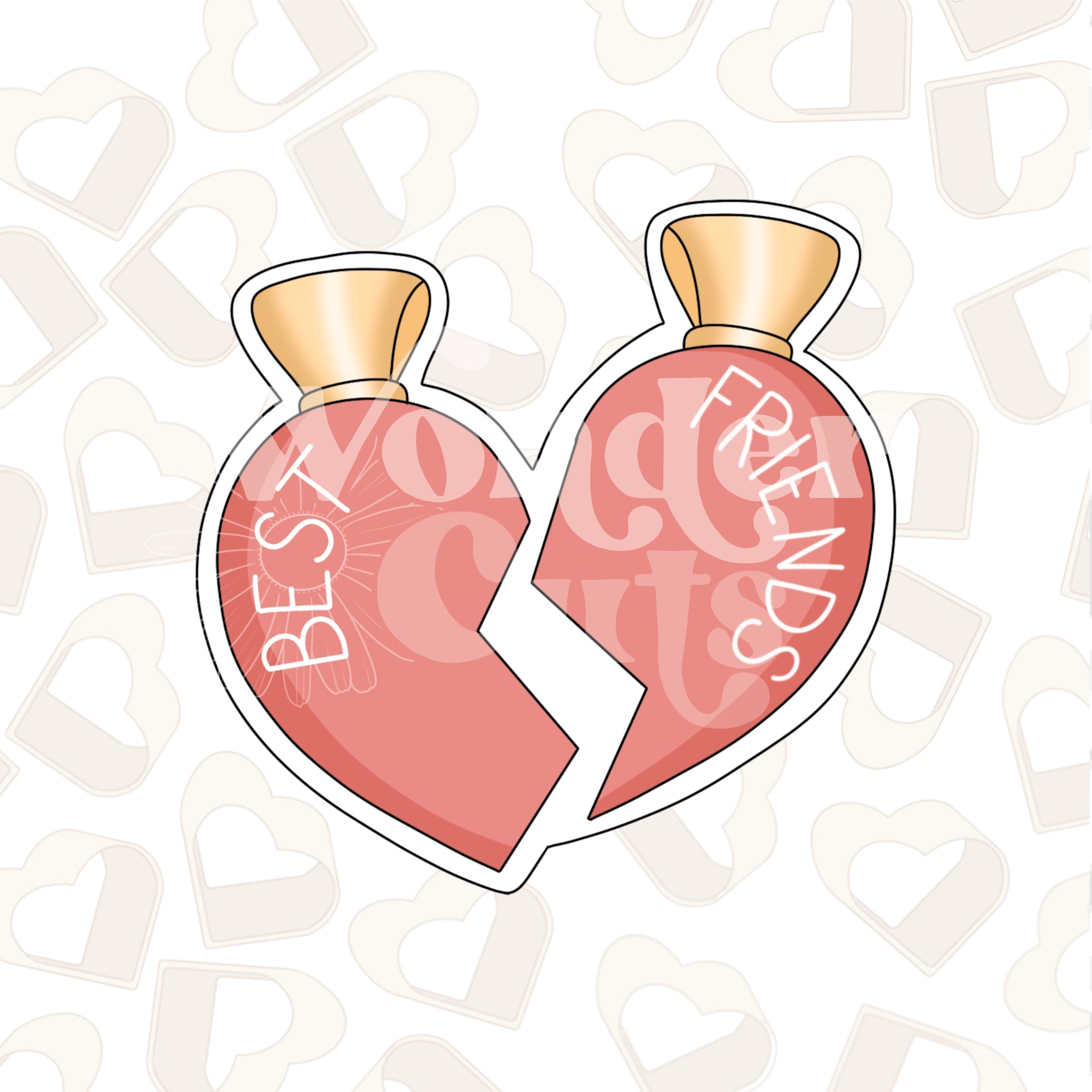 Besties Charms - Instant Download STL – WonderCutsCookieCutters